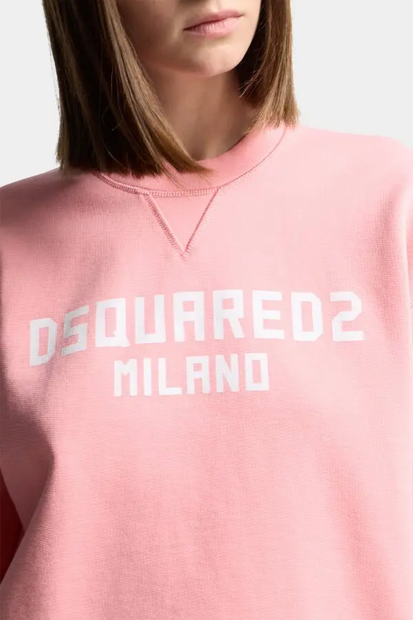 Dsquared2 Milano Crewneck Sweatshirt - Pink