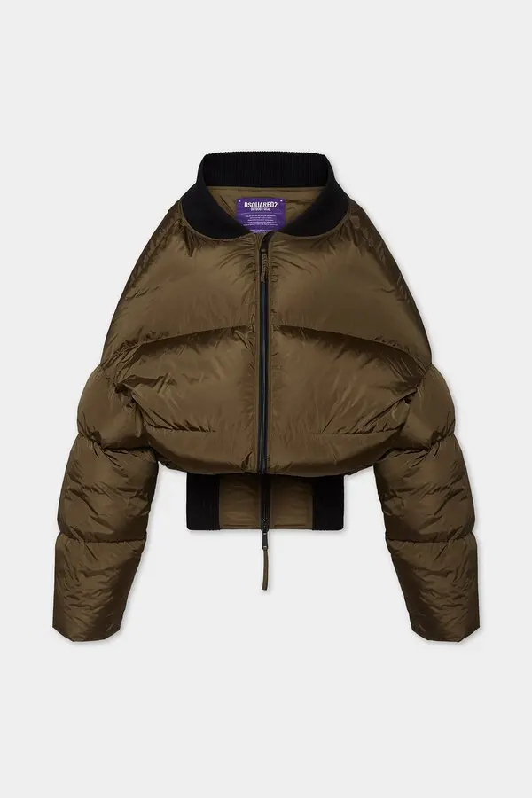 Dsquared2 Quilted Oversized Puffer Jacket - Green