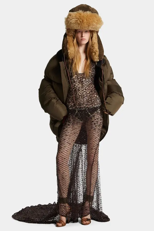 Dsquared2 Quilted Oversized Puffer Jacket