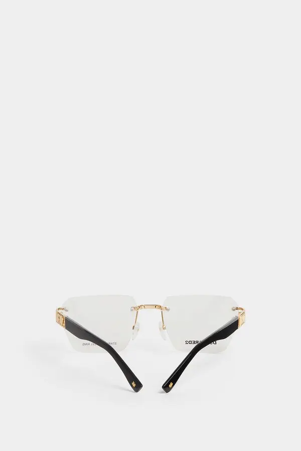 Dsquared2 Tone Rimless Eyeglasses