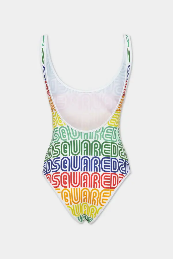 Dsquared2 Allover Logo One-piece
