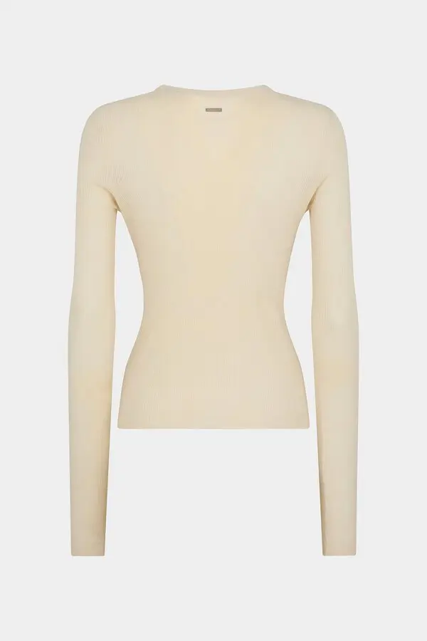 Dsquared2 Ribbed V-neck Pullover