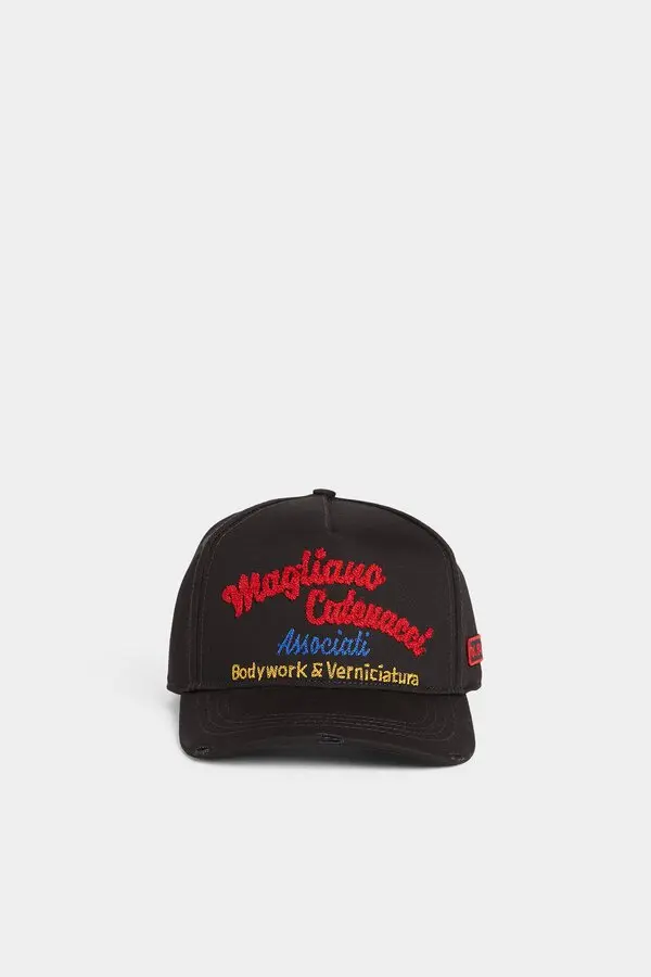 Dsquared2 Magliano X Catenacci Embroidered Baseball Cap - Black