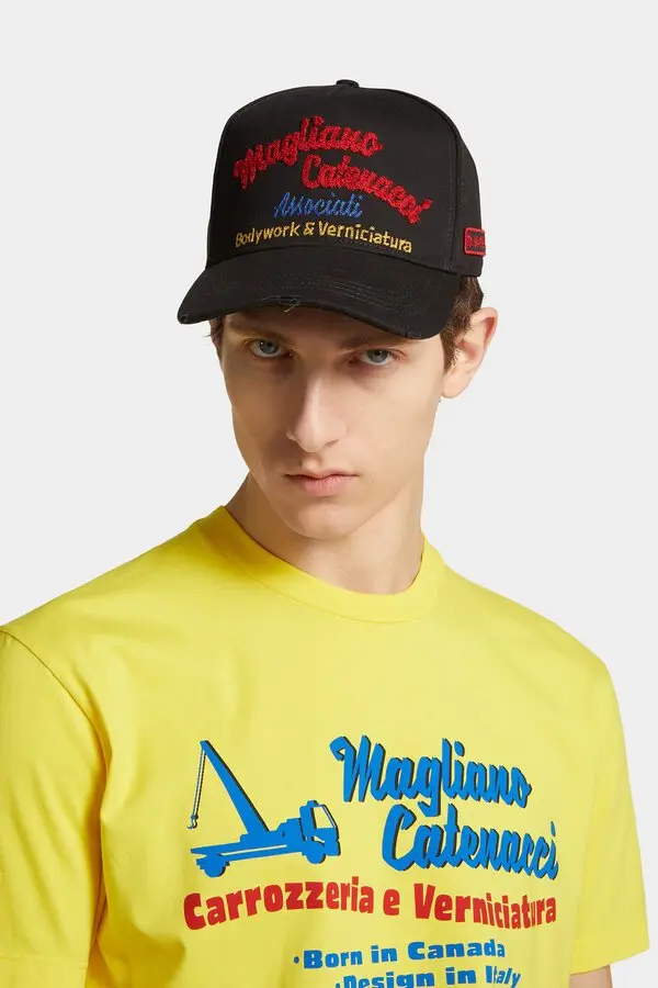 Dsquared2 Magliano X Catenacci Embroidered Baseball Cap