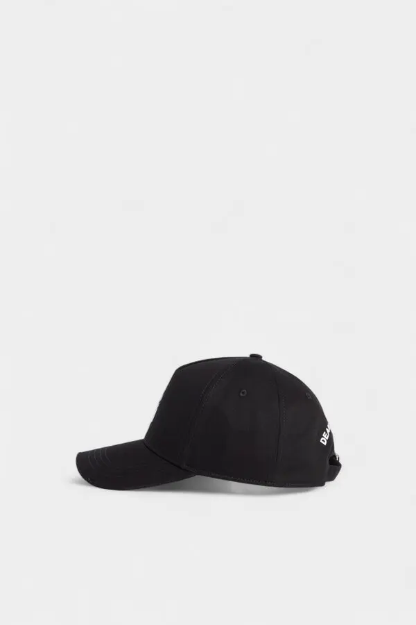 Dsquared2 Upside Down Logo Baseball Cap - Black