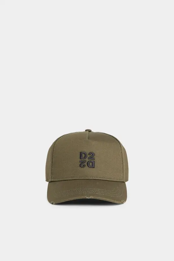 Dsquared2 Upside Down Logo Baseball Cap - Green