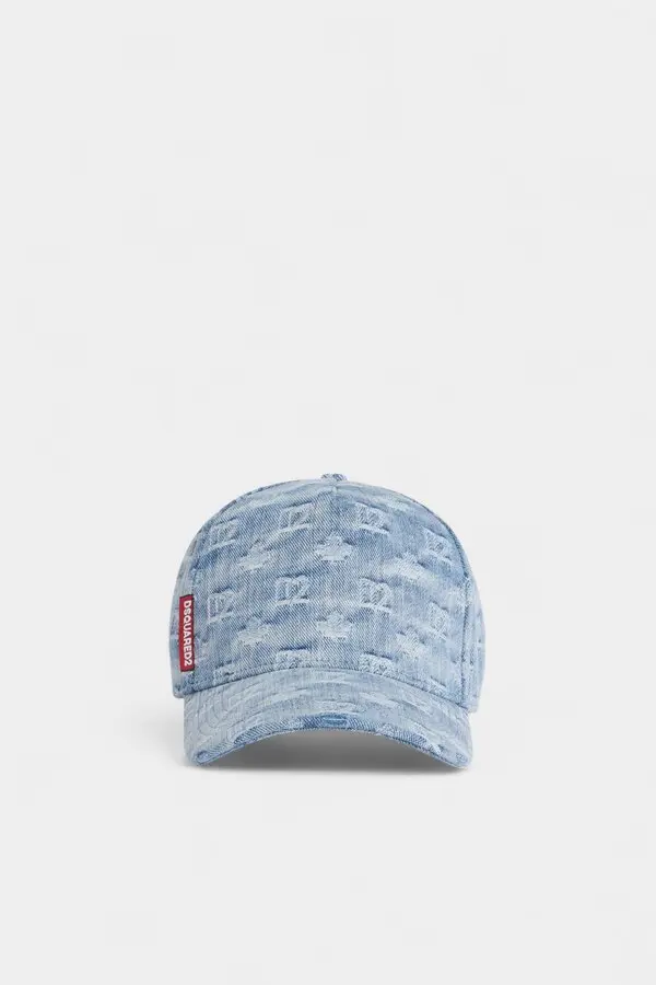 Dsquared2 Monogram Baseball Cap - Light Blue