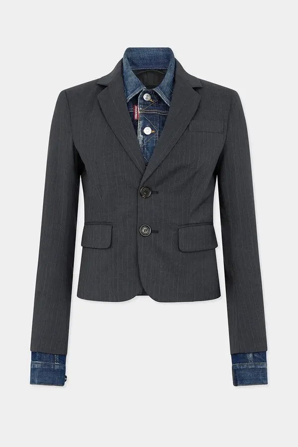 Dsquared2 Hybrid Denim Tailor Jacket - Fantasy