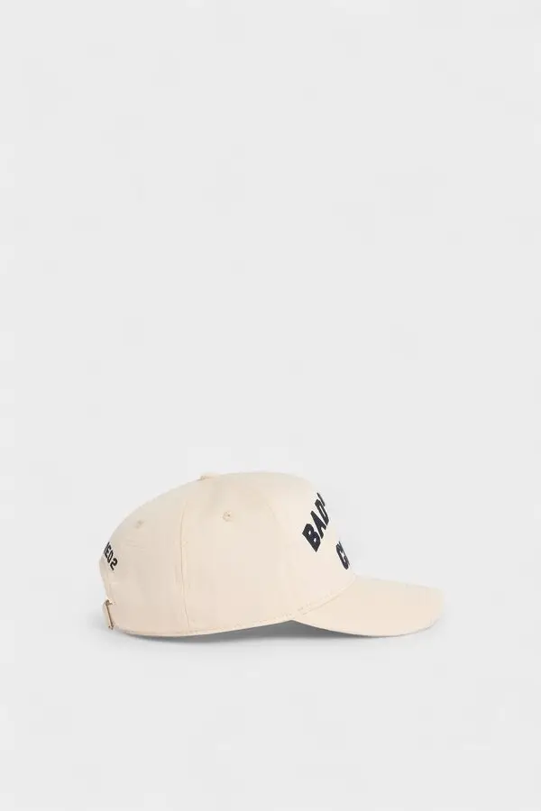 Dsquared2 College Baseball Cap With Slogan Patch - Beige
