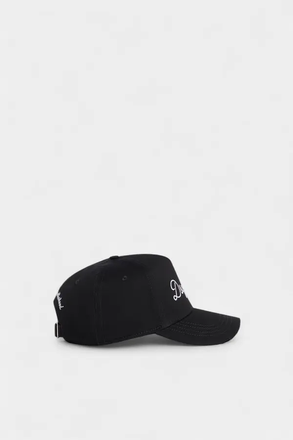 Dsquared2 Embroidered Logo Baseball Cap - Black