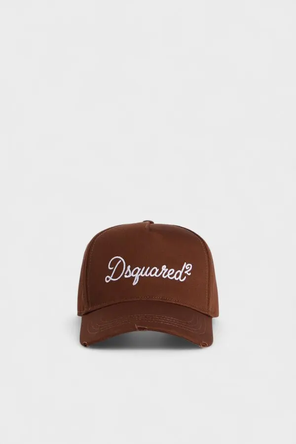 Dsquared2 Embroidered Logo Baseball Cap - Brown