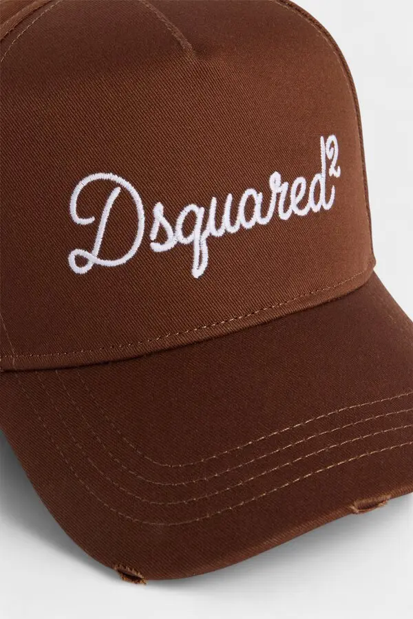Dsquared2 Embroidered Logo Baseball Cap - Brown