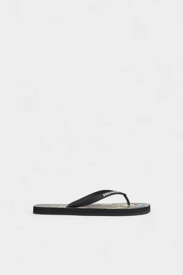Dsquared2 Monkey Business Flip Flops - Fantasy