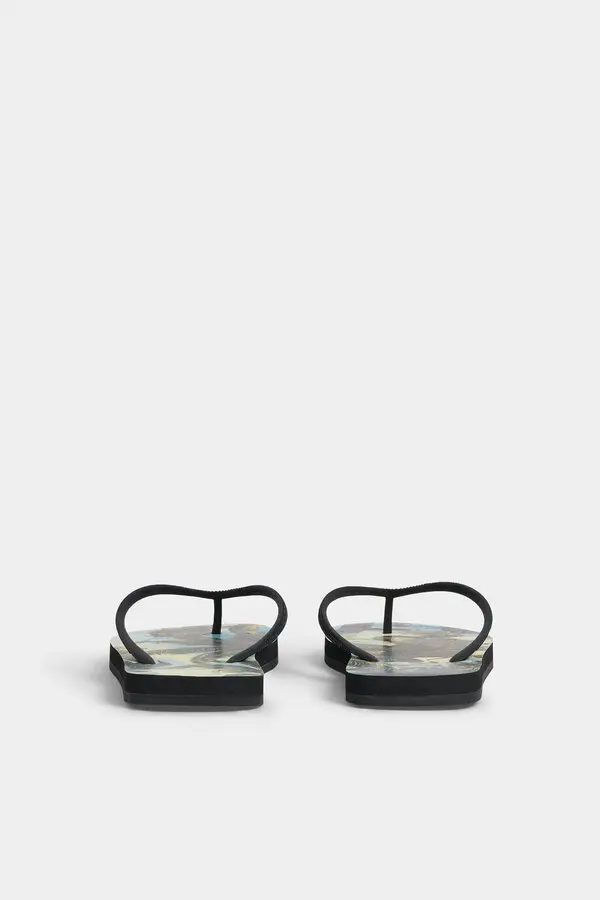 Dsquared2 Monkey Business Flip Flops - Fantasy