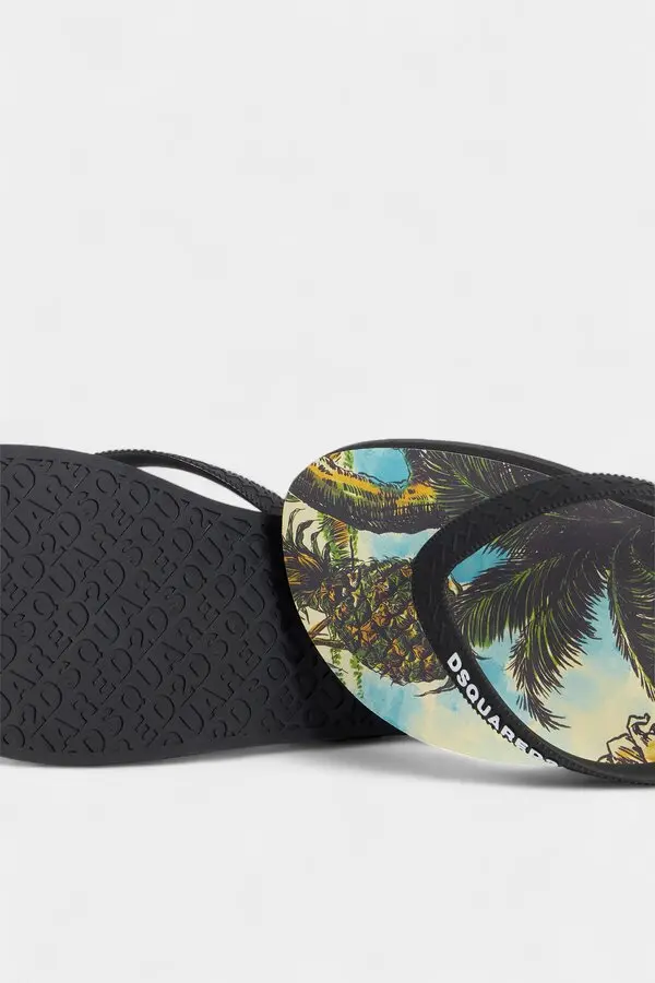 Dsquared2 Monkey Business Flip Flops - Fantasy