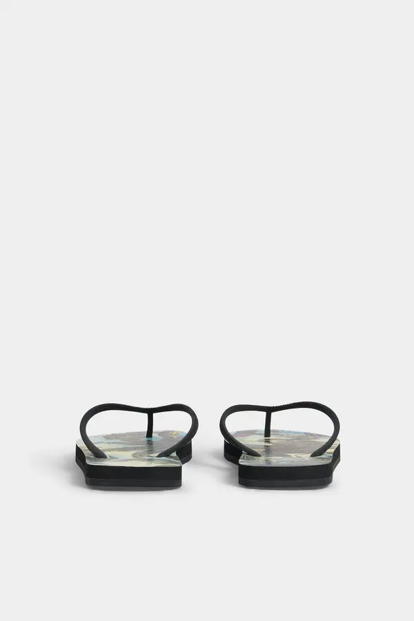 Dsquared2 Monkey Business Flip Flops - Fantasy