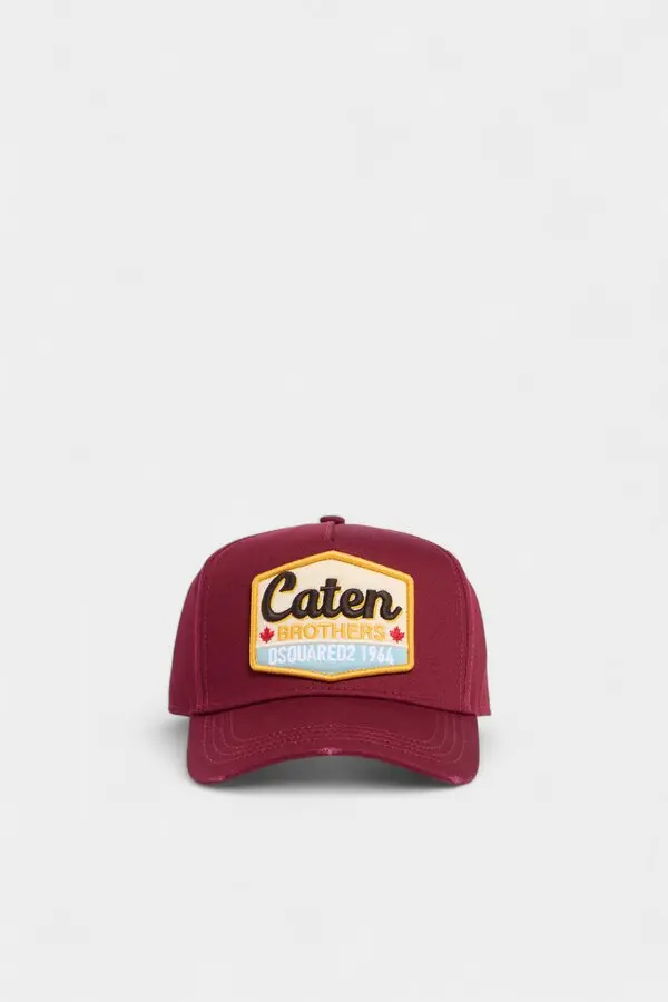 Dsquared2 Baseball Cap With Embroidered Patch - Red
