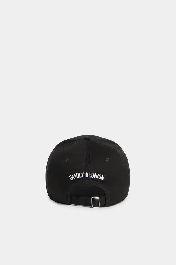Dsquared2 Gabardine Baseball Cap With Maxi Lettering - Black