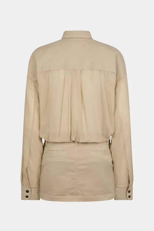 Dsquared2 Blossom Patch Shirt Dress