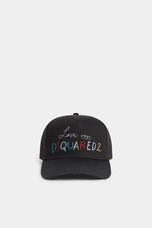 Dsquared2 Gabardine Baseball Cap - Black