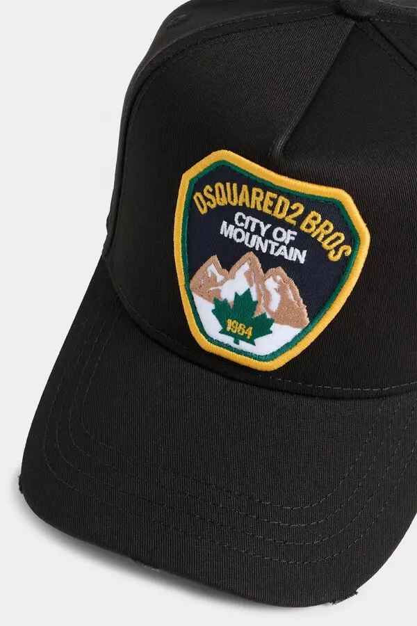 Dsquared2 Gabardine Baseball Cap - Black