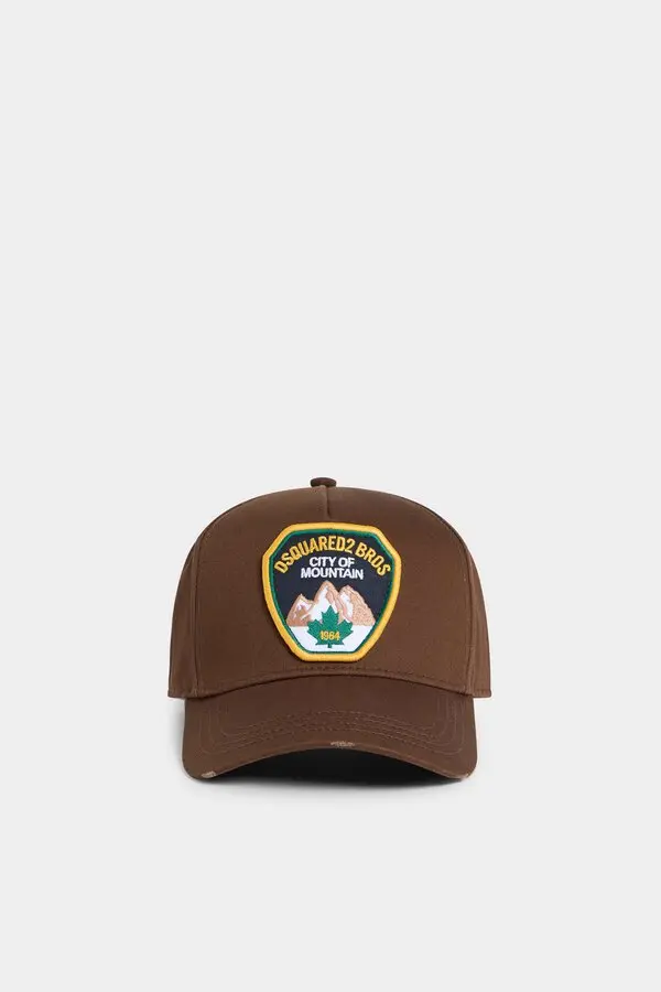 Dsquared2 Gabardine Baseball Cap - Brown