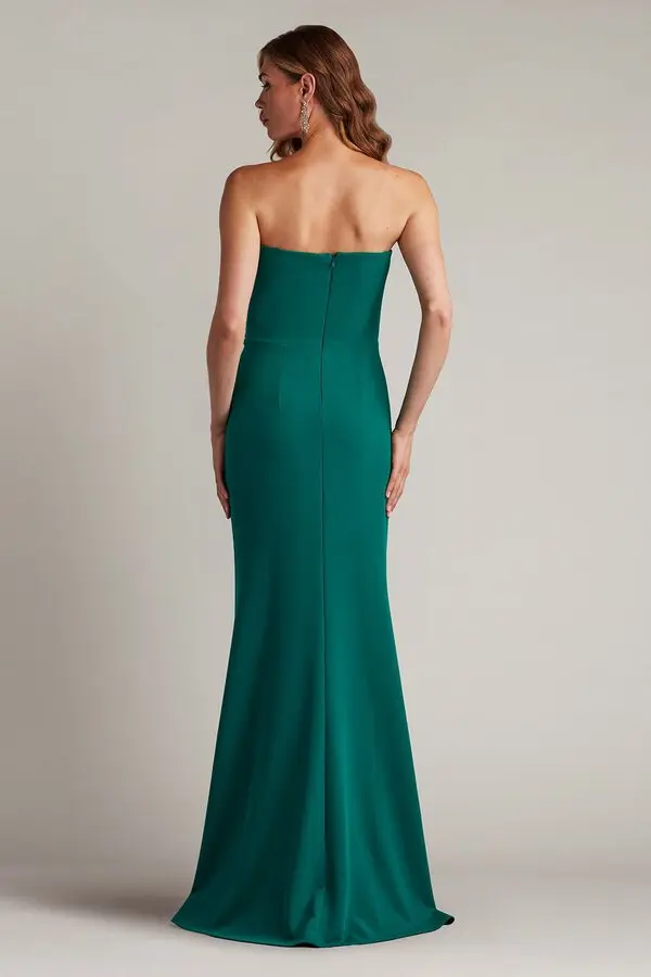 Tadashi Shoji Mallam Waterfall Drape Gown