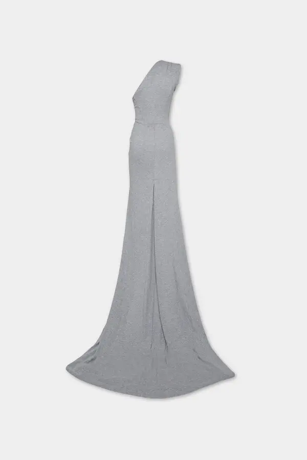 Dsquared2 One-shoulder Maxi Dress With Slit