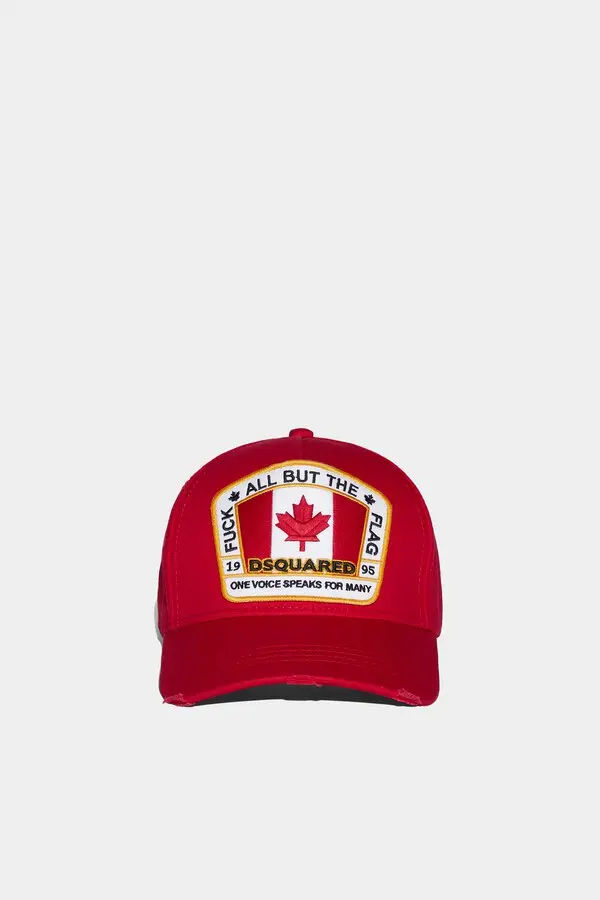 Dsquared2 Embroidered Canadian Flag Baseball Cap