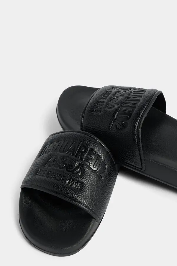 Dsquared2 Rebels Embossed Slides