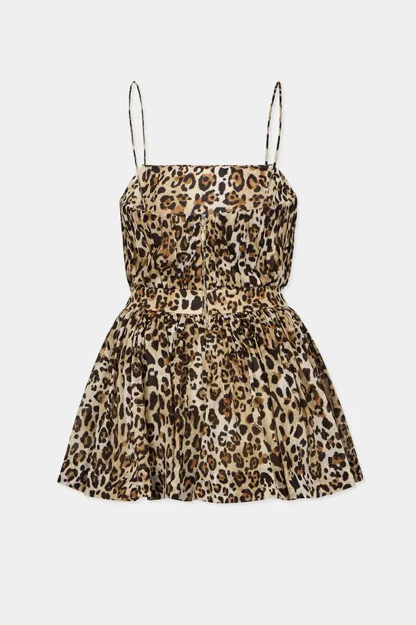 Dsquared2 Wild2 Print Silky Mini Dress
