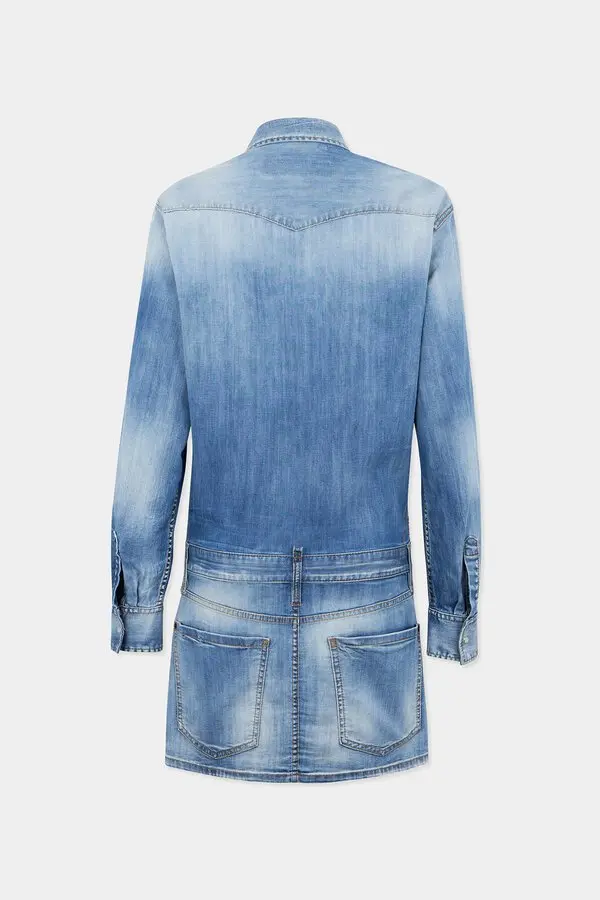 Dsquared2 Denim Shirt Dress