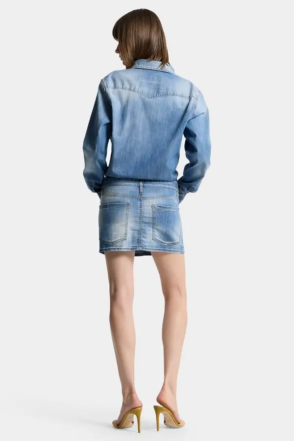 Dsquared2 Denim Shirt Dress