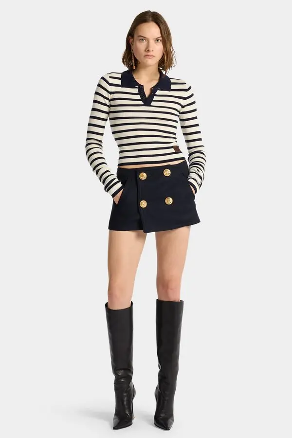 Dsquared2 Upside Down Striped Polo