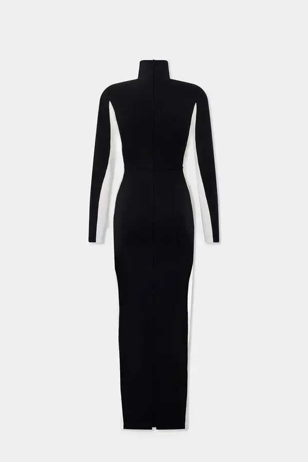 Dsquared2 Long Sleeve Jersey Maxi Dress