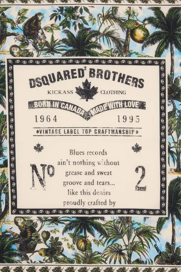 Dsquared2 Monkey Business Foulard