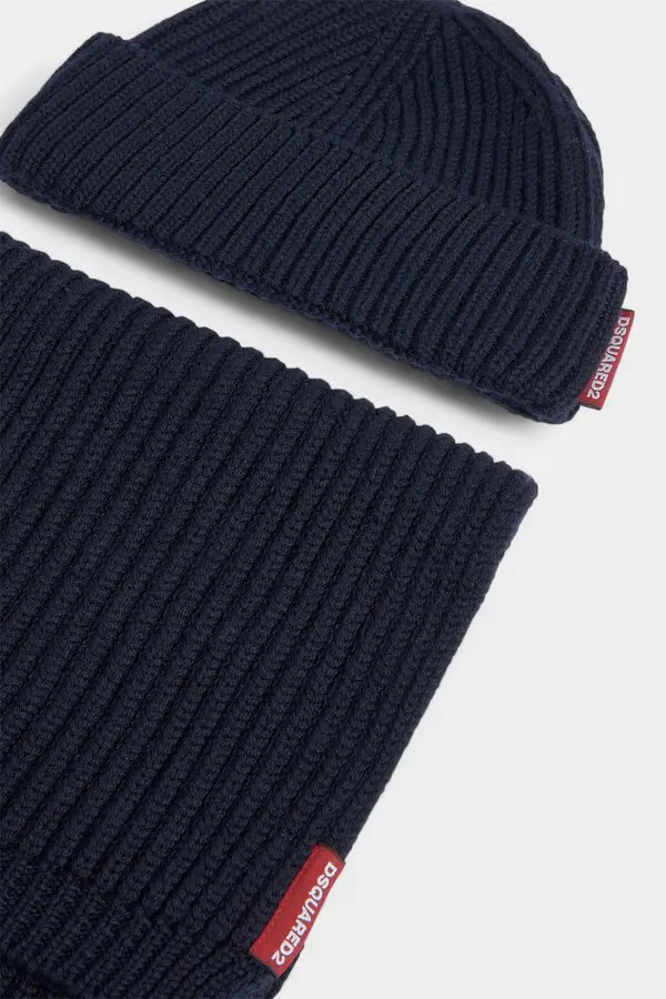 Dsquared2 Scarf & Hat Warmy Knit Set