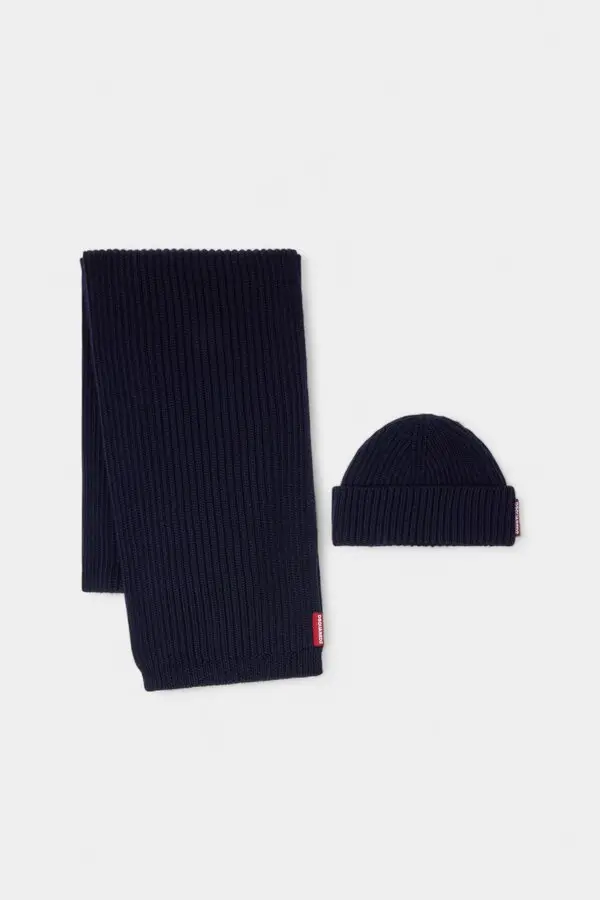 Dsquared2 Scarf & Hat Warmy Knit Set