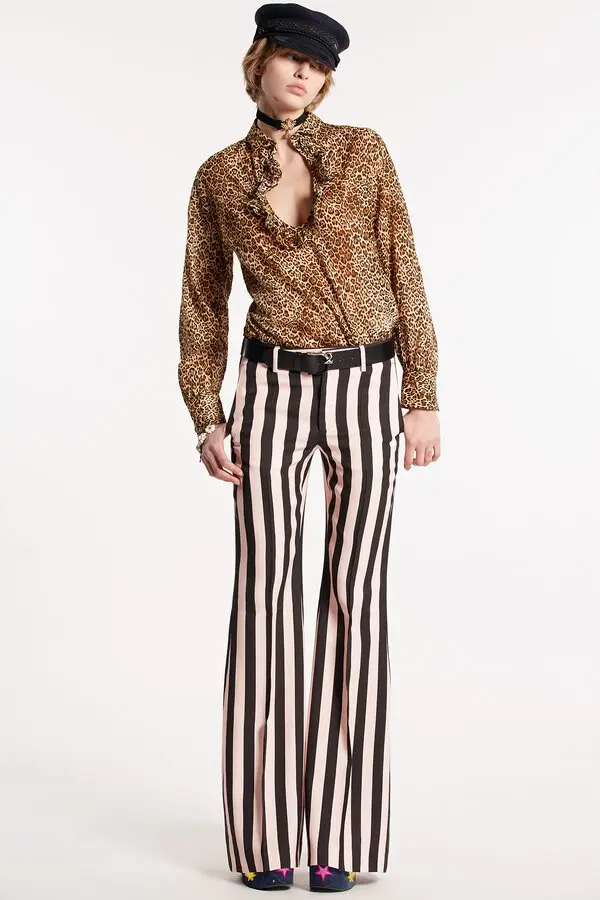 Dsquared2 Super Flare Striped Trousers