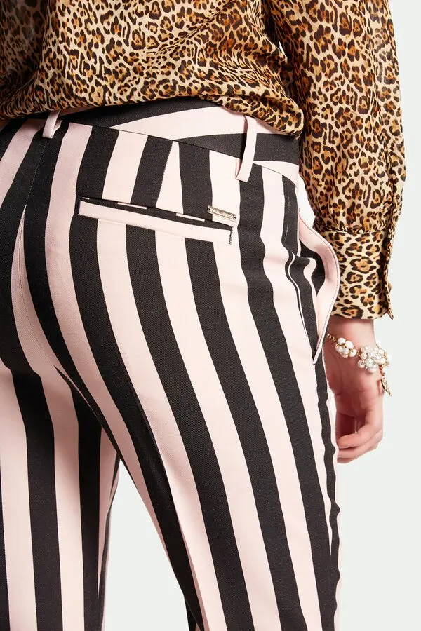 Dsquared2 Super Flare Striped Trousers