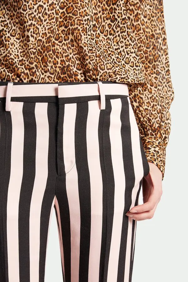 Dsquared2 Super Flare Striped Trousers