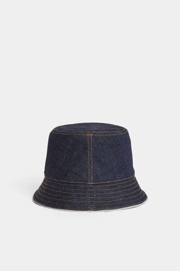 Dsquared2 Japanese Selvedge Denim Bucket Hat