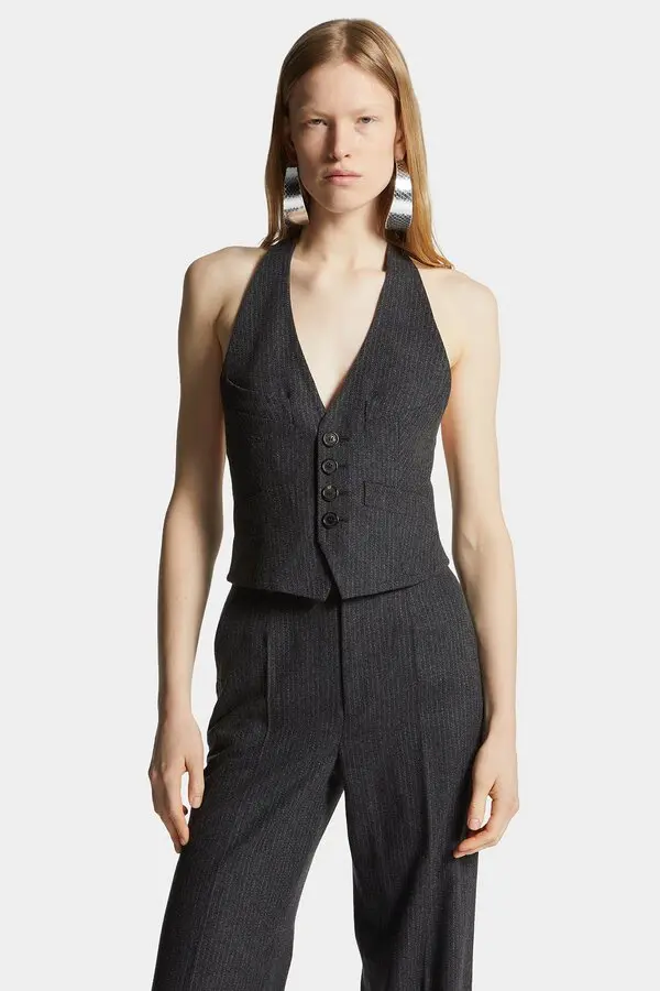 Dsquared2 Bianca Pinstripe Waistcoat