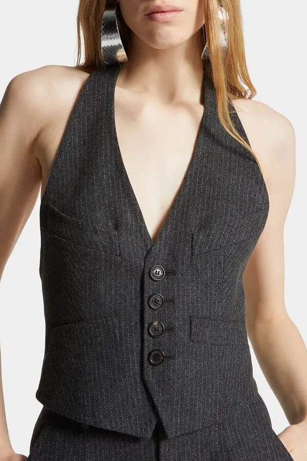 Dsquared2 Bianca Pinstripe Waistcoat