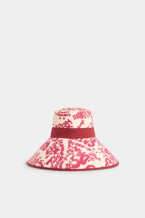 Dsquared2 Rebel Hibiscus Bucket Hat