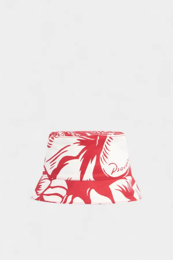 Dsquared2 Dancing Flowers Bucket Hat