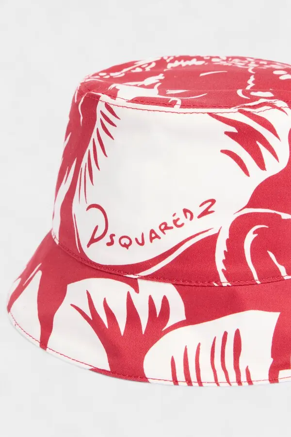Dsquared2 Dancing Flowers Bucket Hat