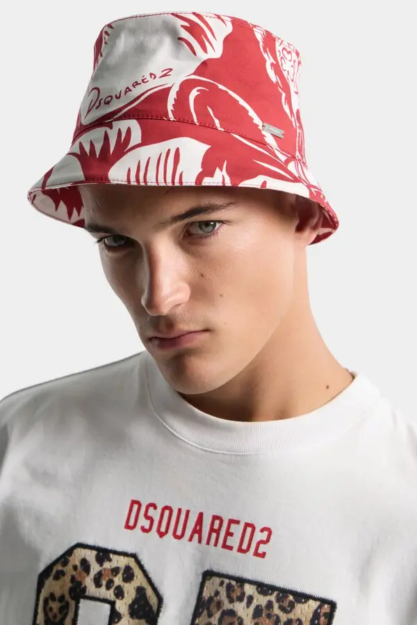 Dsquared2 Dancing Flowers Bucket Hat