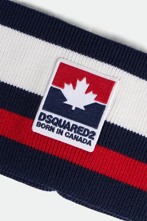 Dsquared2 Maple Leaf Knitted Headwarmer
