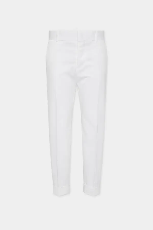 Dsquared2 Slim Fit Cotton Pants - White